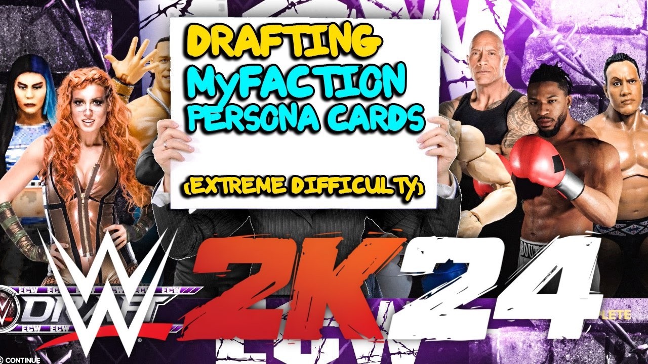 WWE 2K24 My GM Mode On Extreme: Draft Only MyFACTION Persona Cards ...