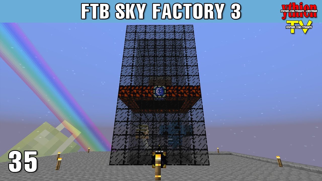 FTB Sky Factory 3 35 - Wither Boss Farm - YouTube