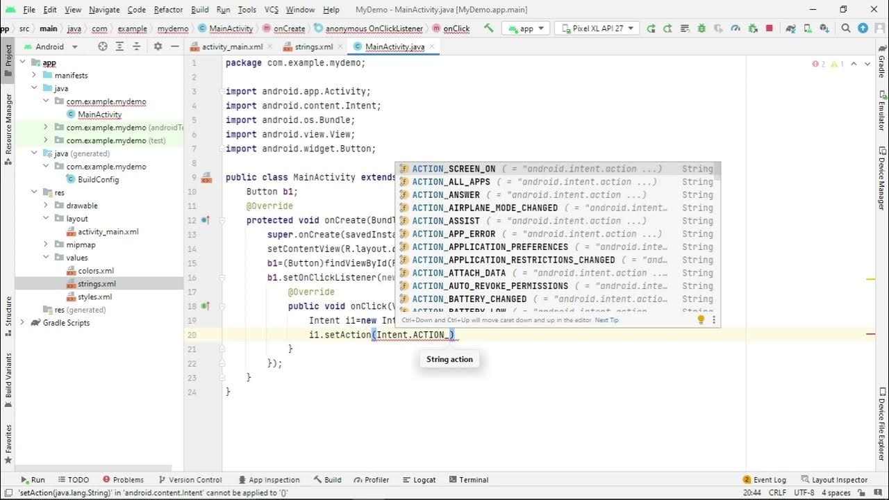 Calling Built-in Applications using Intents | Android Programming | V.H.N.S.N.College ...