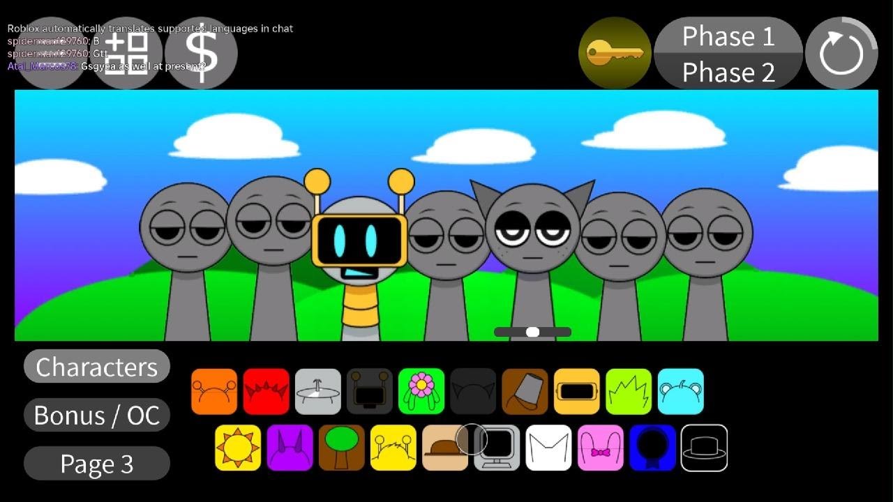 Sprunki on ps5!! Increbox sprunki mods one of them is my mod Roblox ...