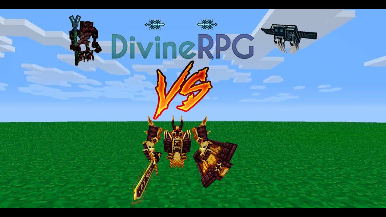 ignis vs divine rpg bosses minecraft mob battle - YouTube