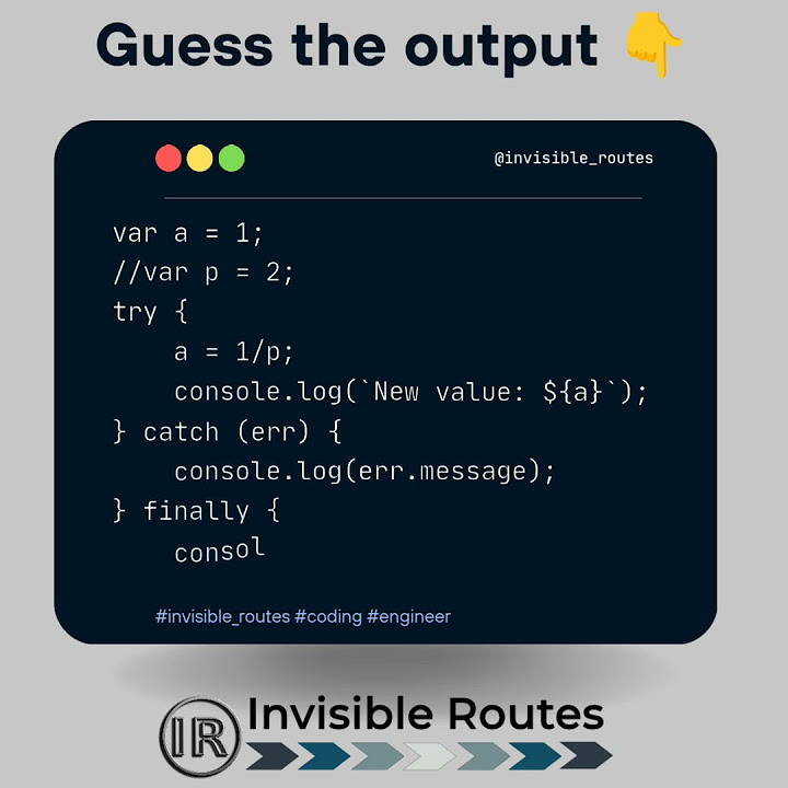 Guess The Output 馃憞 New Coding Javascript Programminglanguage Reels Viral Video Shorts