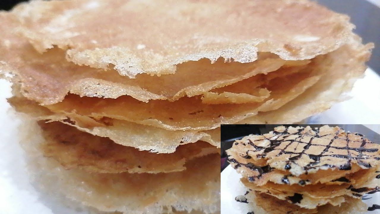 Crispy Fried Wrapper (spring rolls crisp) 3 ingredients only - YouTube