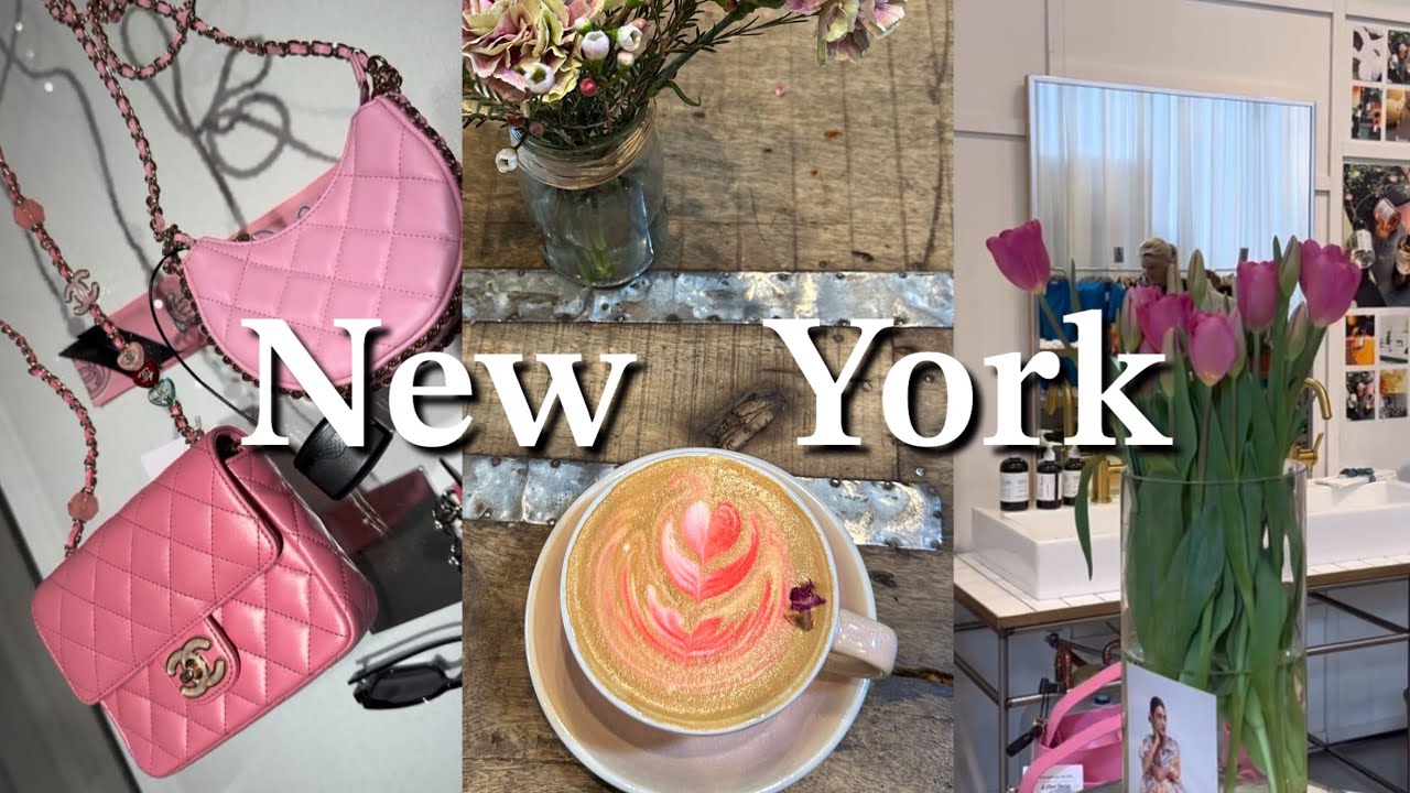 NYC Vlog | CHANEL Shopping, Flower Cafe, Other Stories Unboxing, French ...