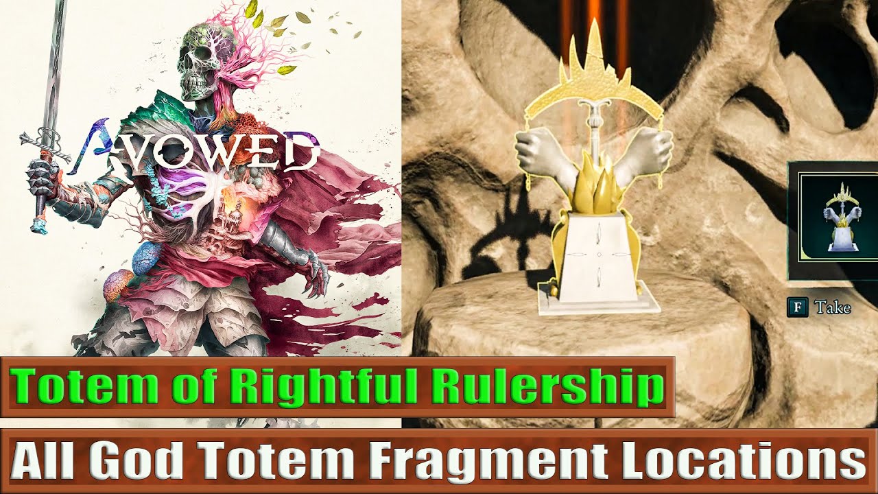 Avowed: Totem of Rightful Rulership: All God Totem Fragment Locations ...
