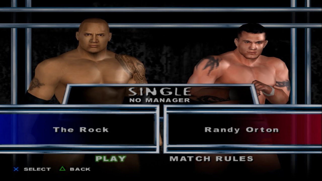 WWE SmackDown! Here Comes the Pain - The Rock VS Randy Orton (SINGLE ...