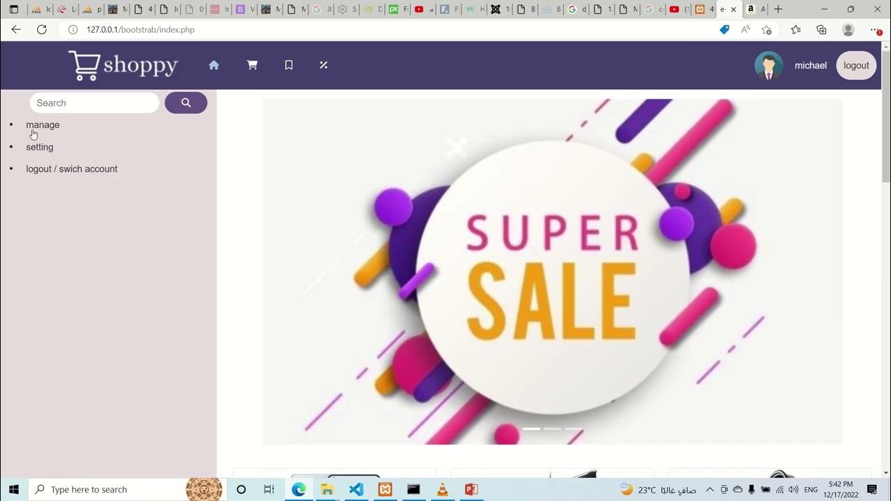 ecommerce website project html, CSS , js , bootstrap , php, MySQL - YouTube