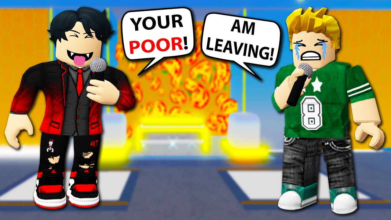 Rich Rapper BULLIES NOOB Off The Stage?! Roblox Auto Rap Battles ...
