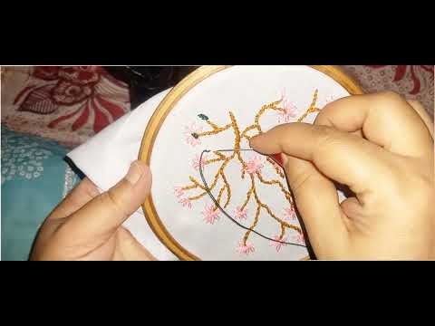 Bail Flower design bunch || blossom 🌸 embroidery || kashida ...