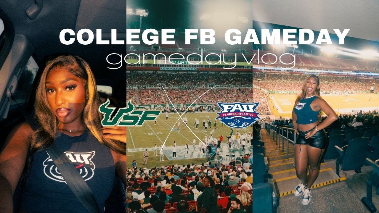 Weekend in Tampa | College Football | Tailgate | USF vs FAU Homecoming ...