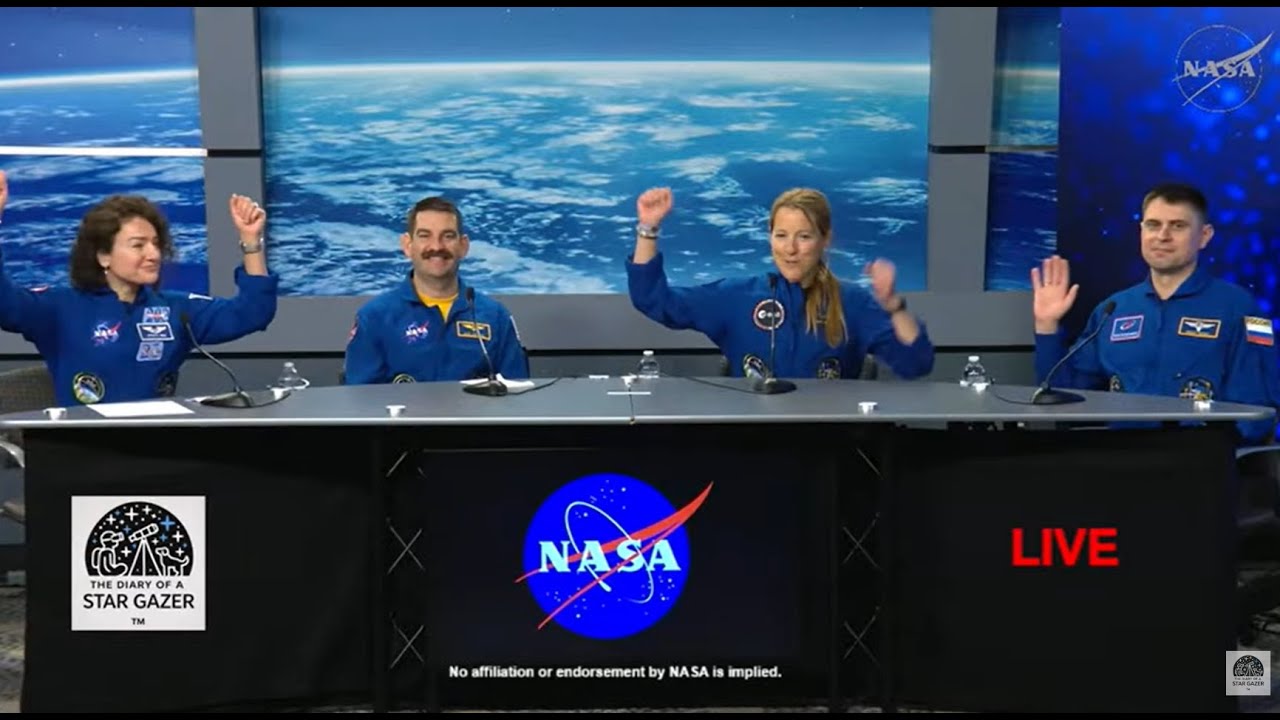 Live - NASA's SpaceX Crew-12 Flight Crew News Conference | 30.01.2026 ...