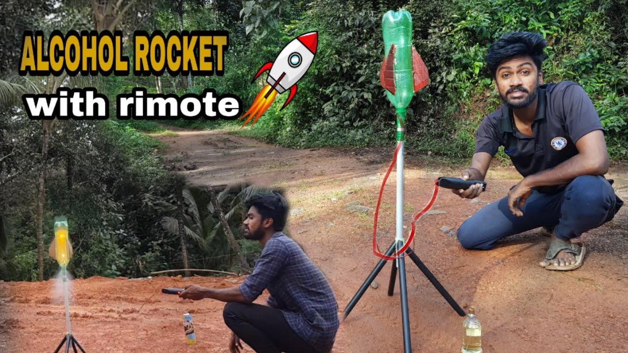 Alcohol Rocket with remote control|rocket launching|bottle rocket|how ...