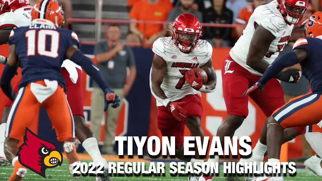 Tiyon Evans 2022 Regular Season Highlights | Louisville RB - YouTube