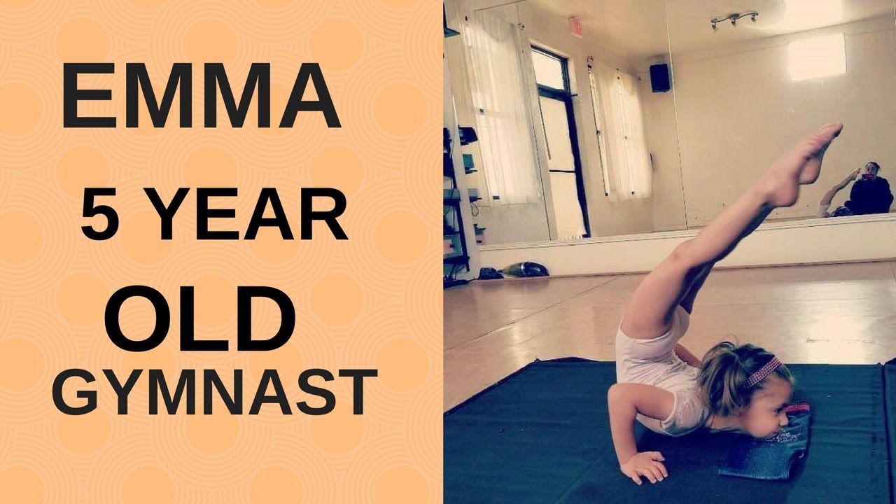 Emma a 5 year old gymnast - YouTube