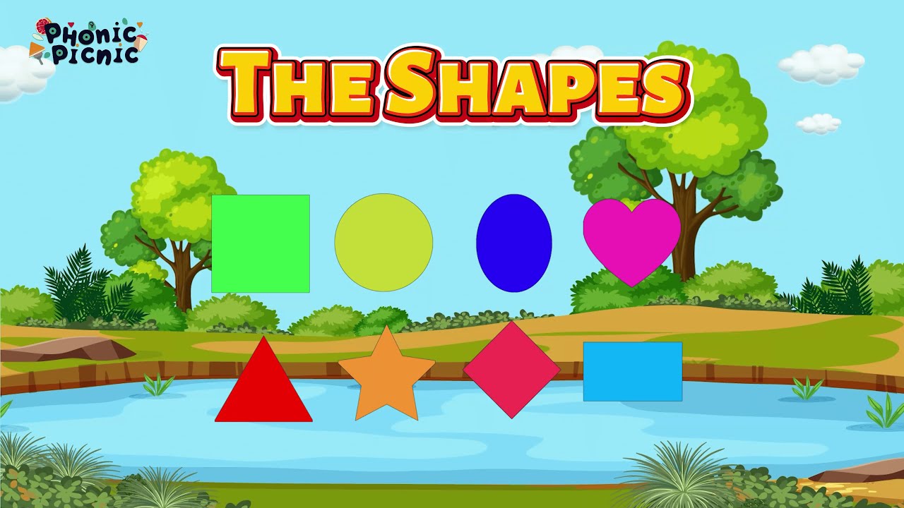 Shapes Song | Shapes Are All Around | Phonic Picnic | Nursery Rhymes ...