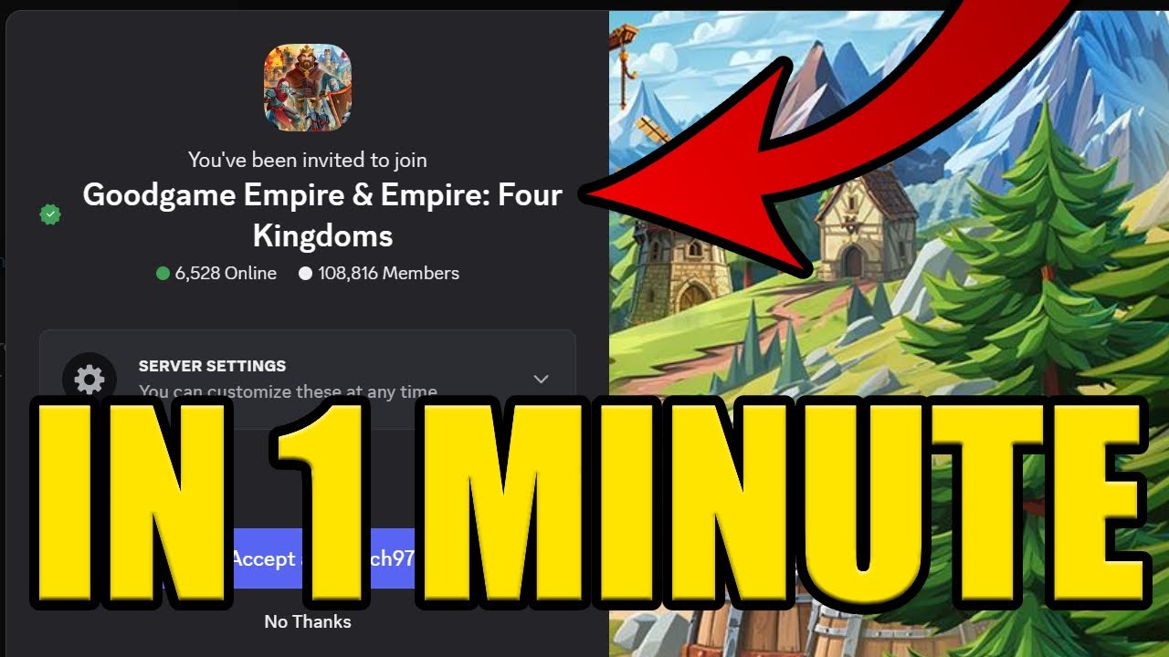 HOW to JOIN GOODGAME EMPIRE FOUR KINGDOMS DISCORD SERVER PC & MOBILE ...