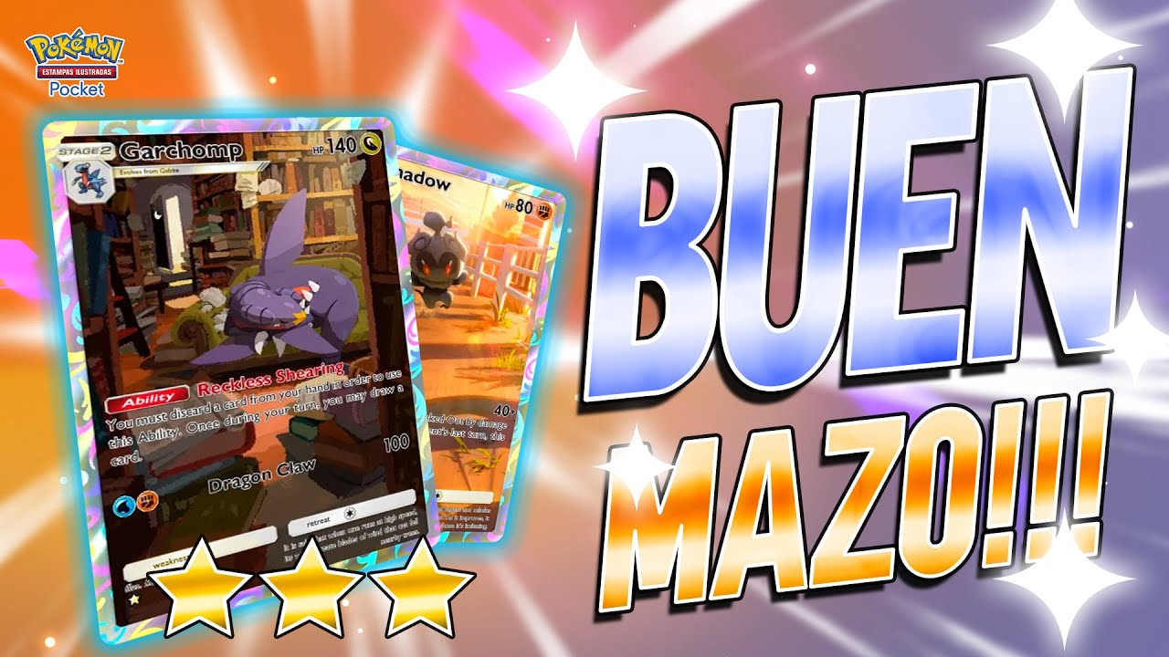 POKEMON TCG POCKET | !!! TESTEANDO UN DECK DE GARCHOMP Y EL PUERROS QUE ...