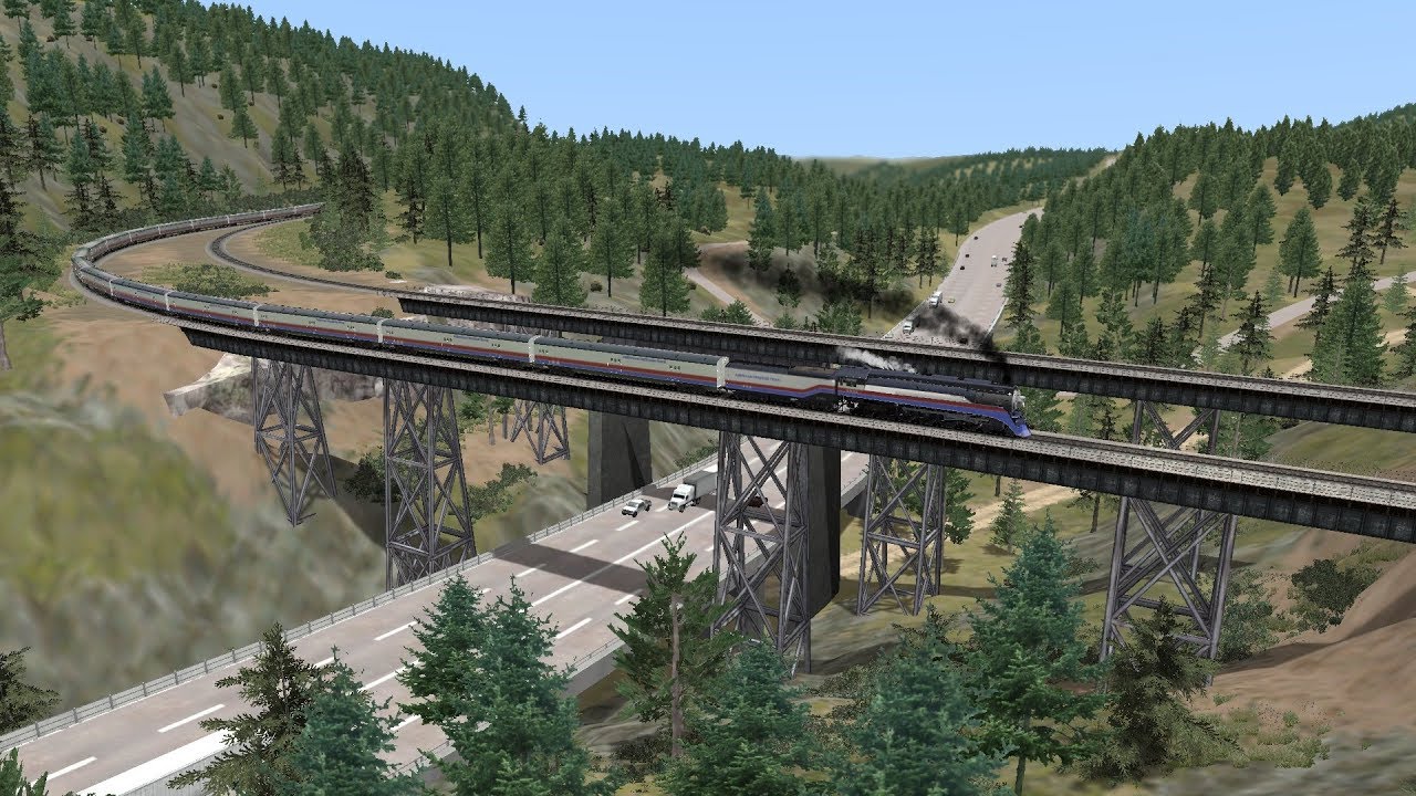 Train Sim 2020 Southern Pacific GS-4 Daylight 4449 Powers American ...