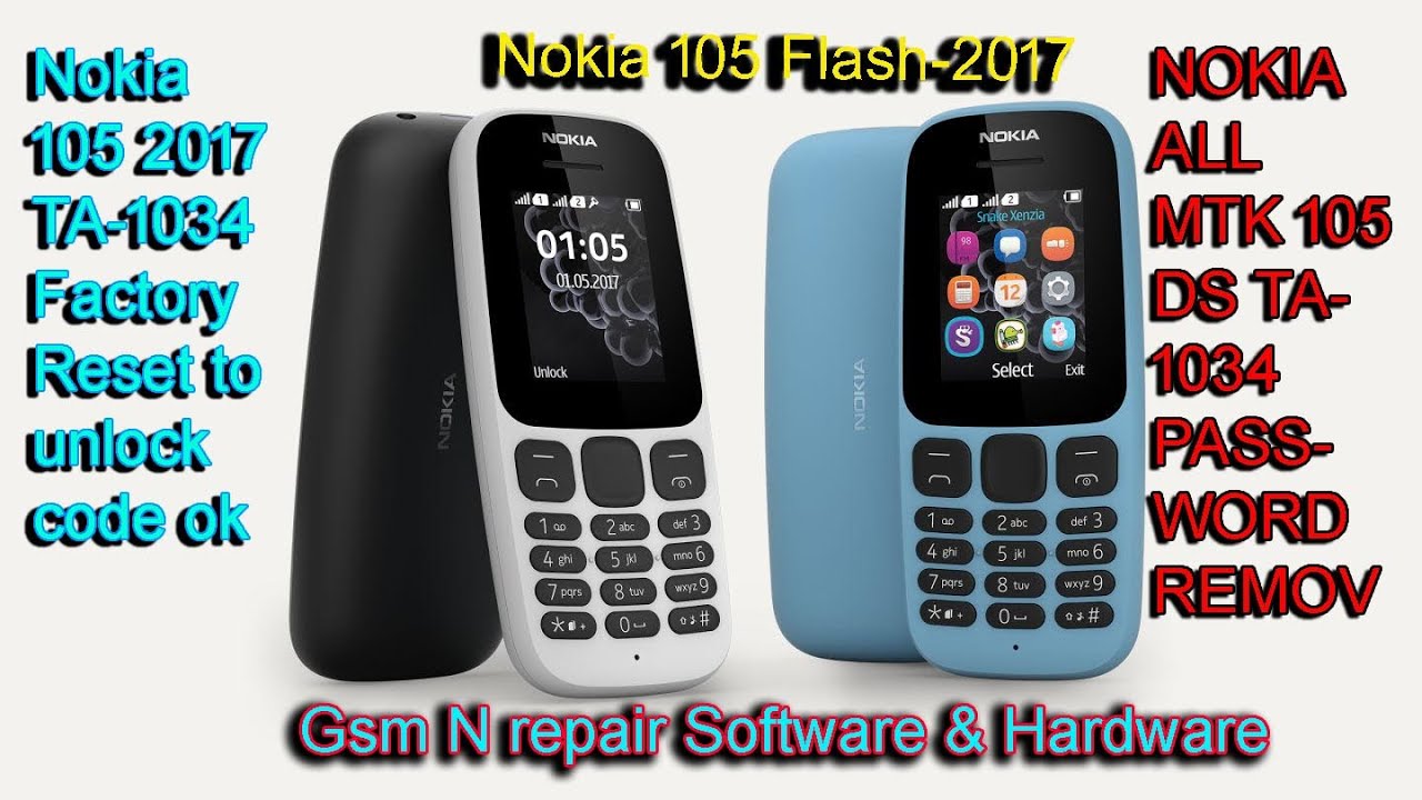 Nokia 105 Ta1034 flashing/nokia ta 1034 flash/nokia ta-1034 flash file ...
