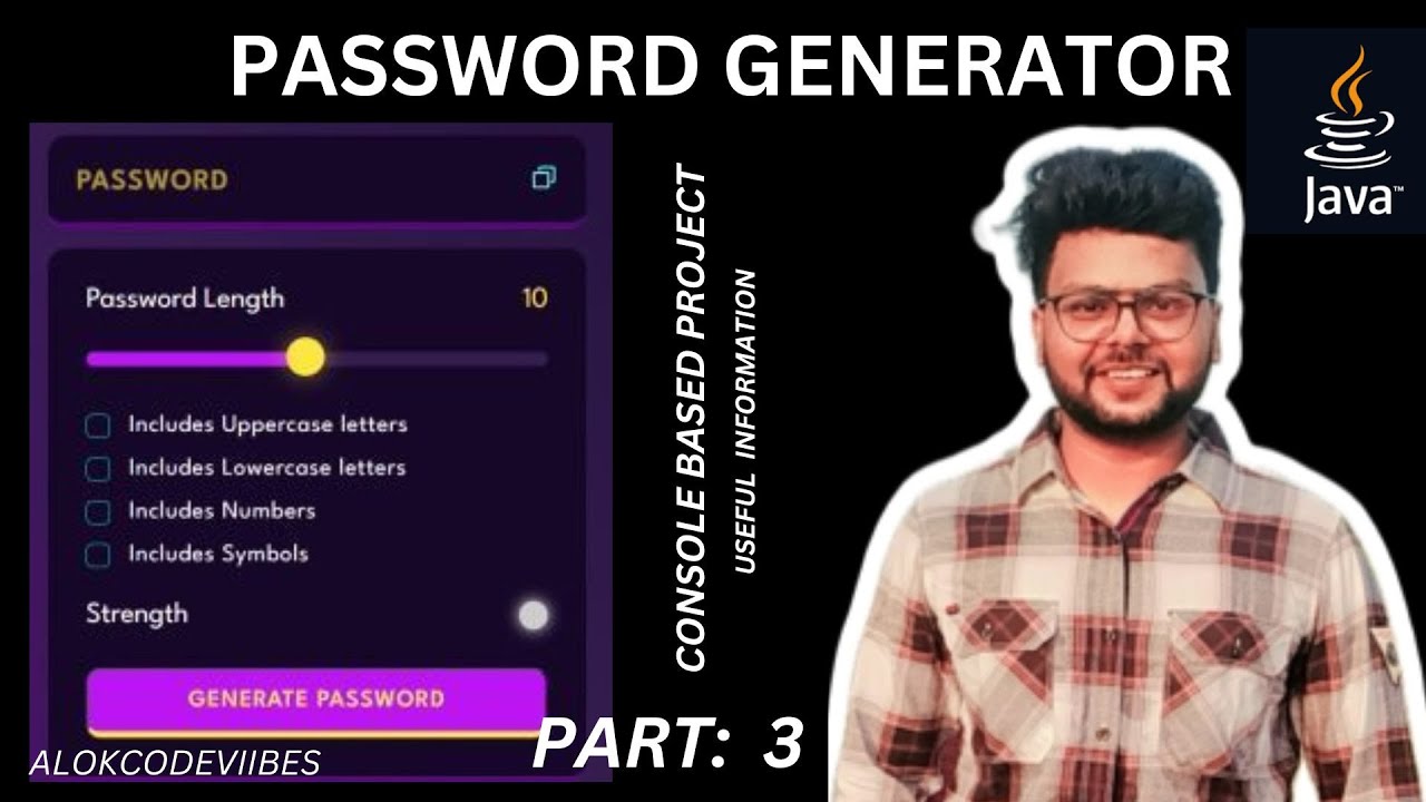 Consolebasedproject Passwordgenerator Javaprojects