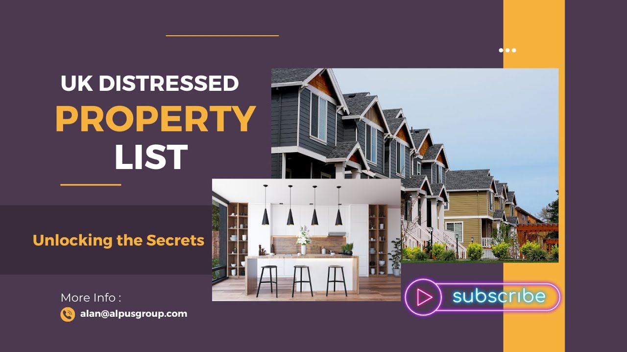 Unlocking the Secrets of the Latest UK Distressed Property List - YouTube