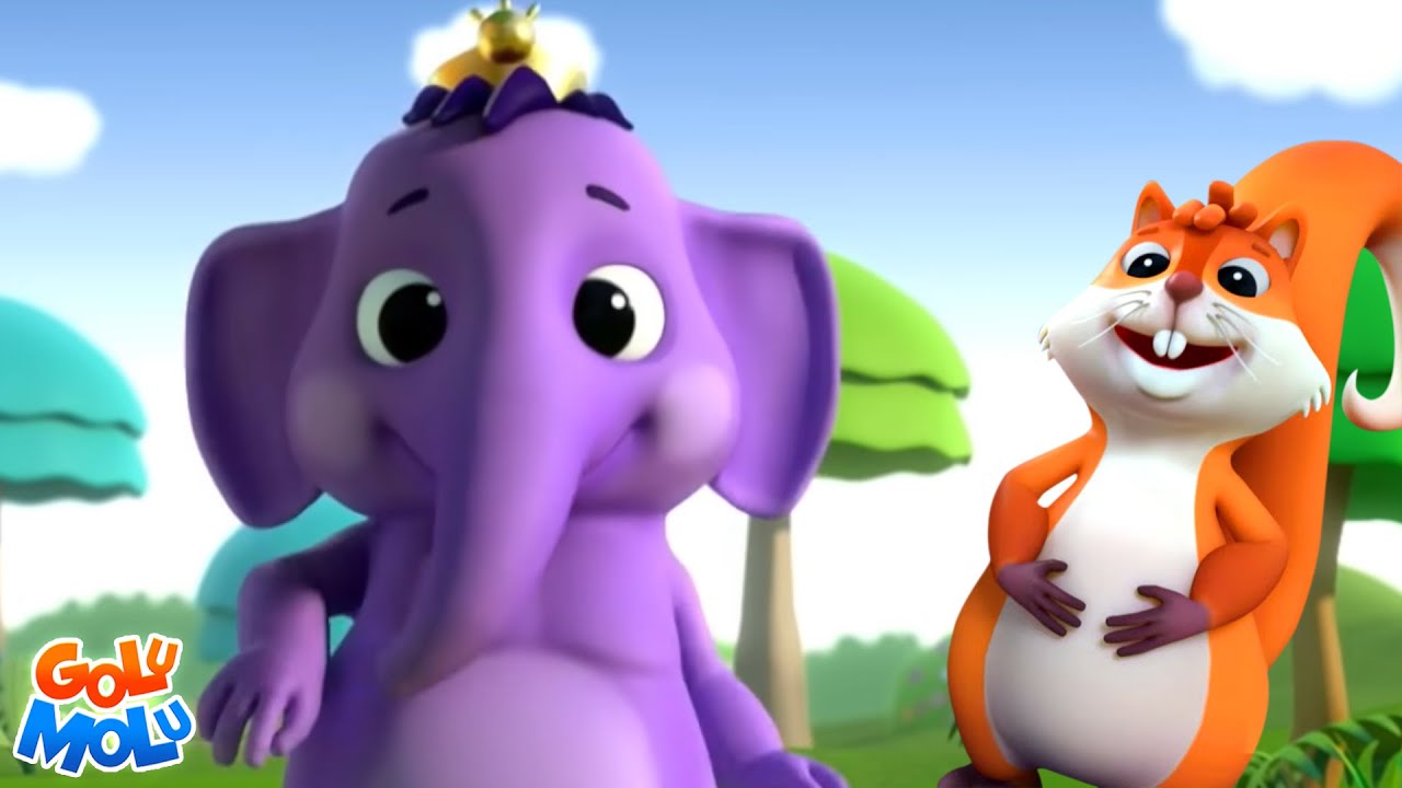 Hathi Raja Cartoon Poem, हाथी राजा हिंदी राइम, Hindi Rhymes and Poems ...