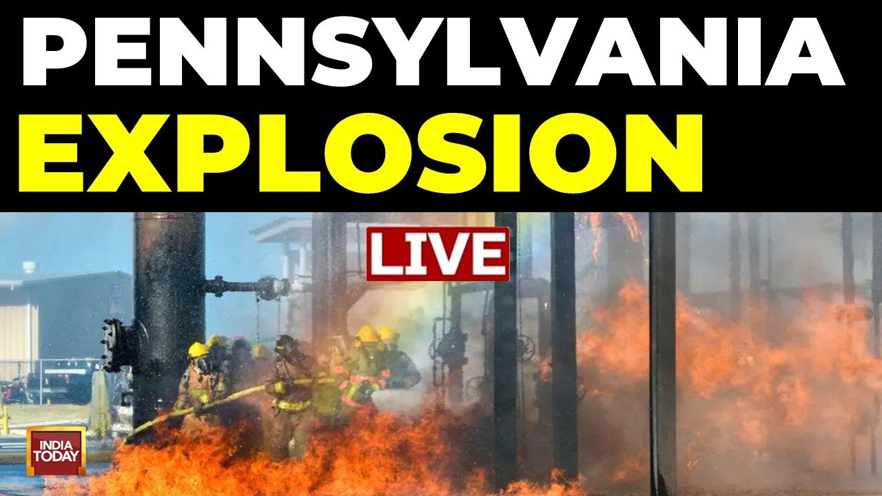 Pennsylvania Explosion LIVE | Explosion Site LIVE Visuals | Steel ...