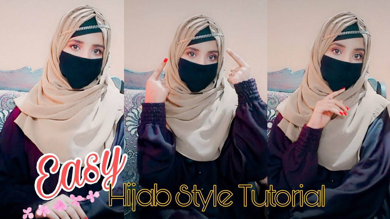 Easy Hijab Tutorial || Hijab look || Simple Hijab || Suman Kashif - YouTube