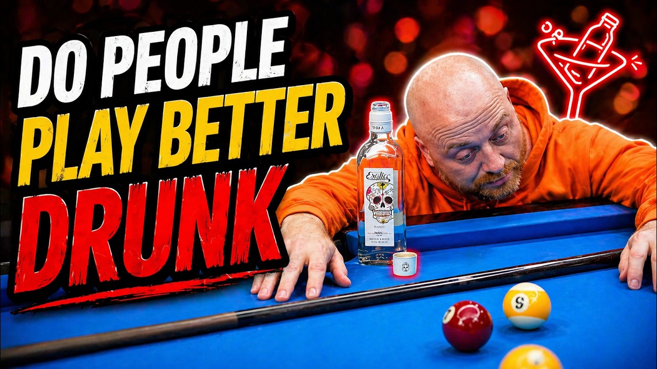 Do You Play Pool Better DRUNK? - YouTube