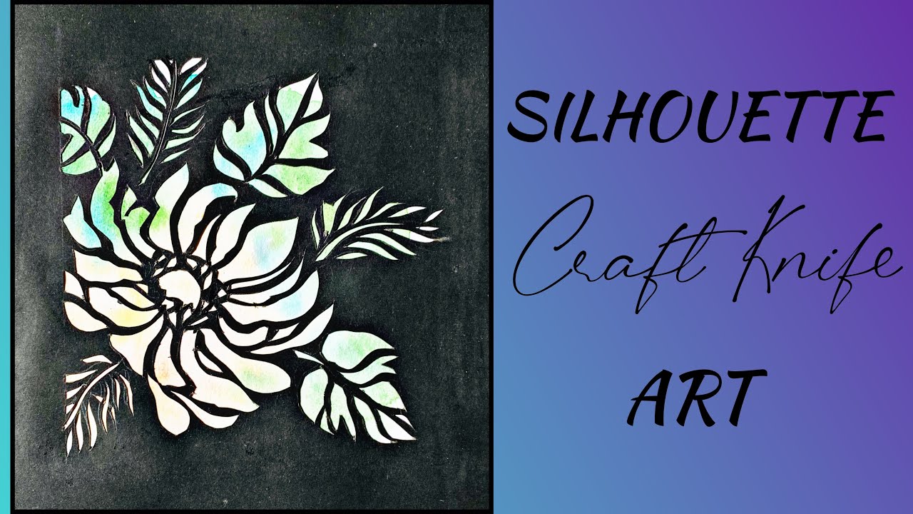 SILHOUETTE ART - (Tips for Paper Cutting Craft with Silhouette) - YouTube