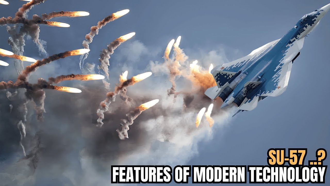 Modern Technology Features of Sukhoi SU 57, Russia's Stealth Fighter ...