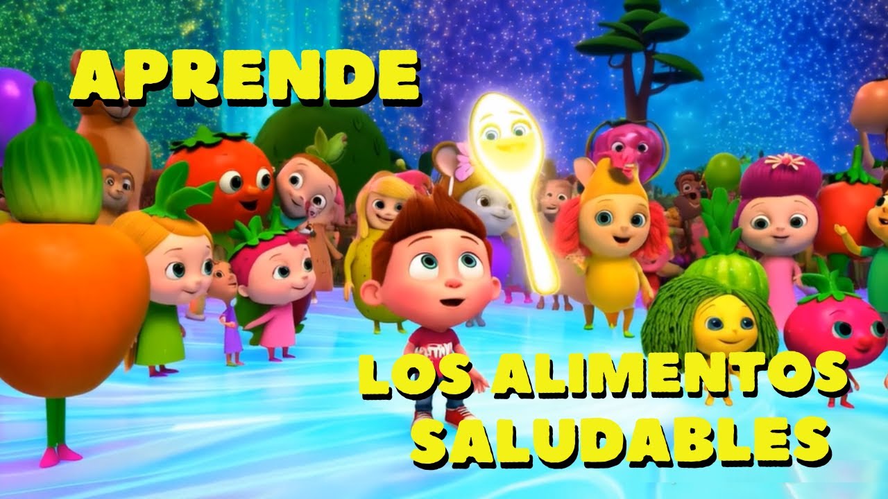 Aprende sobre Alimentos Saludables | Canción Infantil Divertida y ...