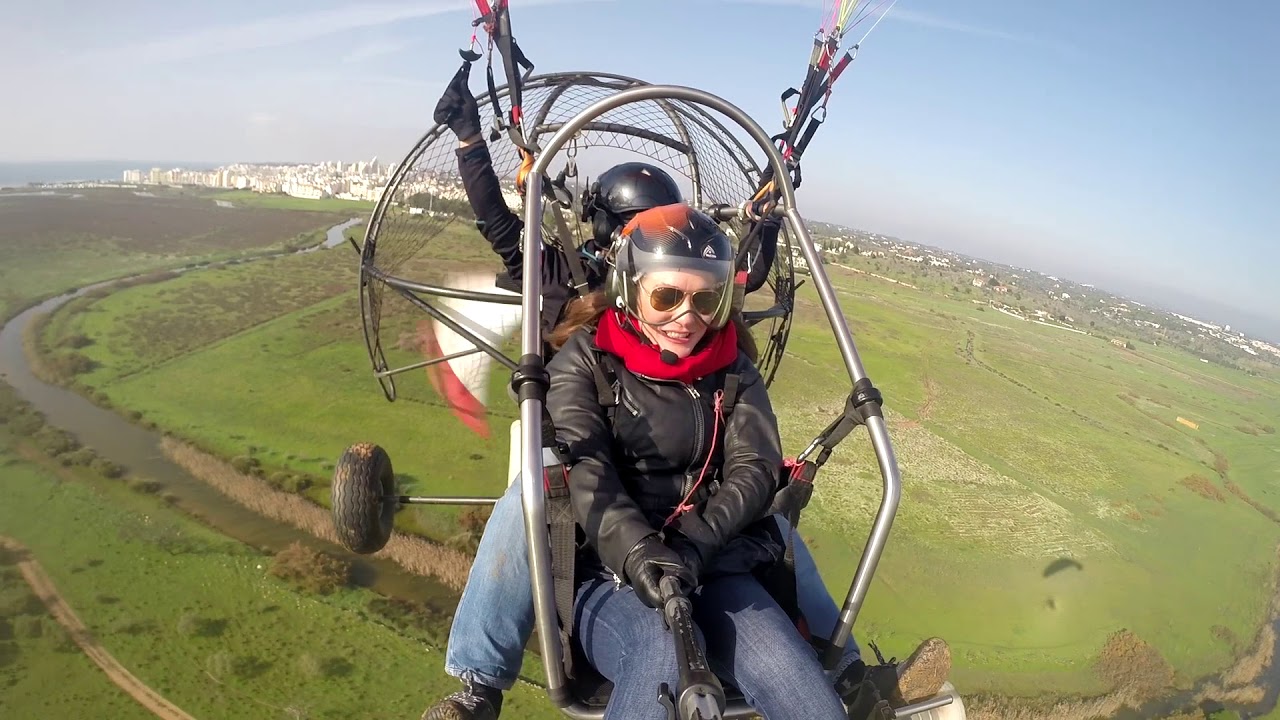 First paramotor flight experience - YouTube
