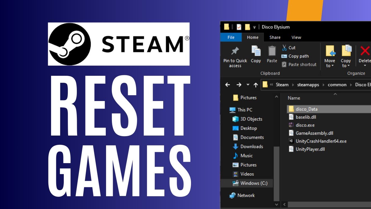How to Reset Steam Games/Erase Game Data - YouTube