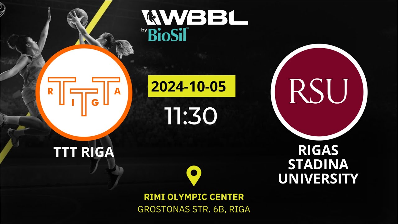 BioSil WBBL: TTT Riga v RSU - YouTube