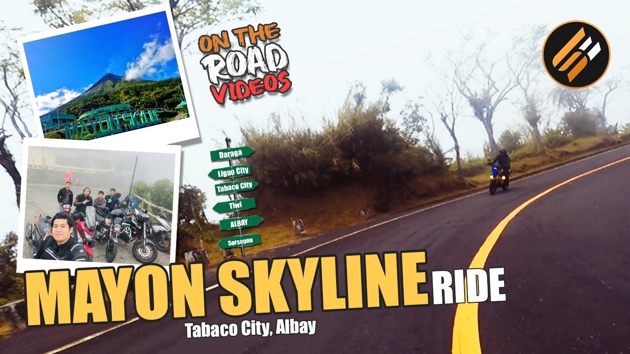 Mayon Skyline Tabaco, Albay Ride (POV Video) | YAMAHA AEROX 155 - YouTube