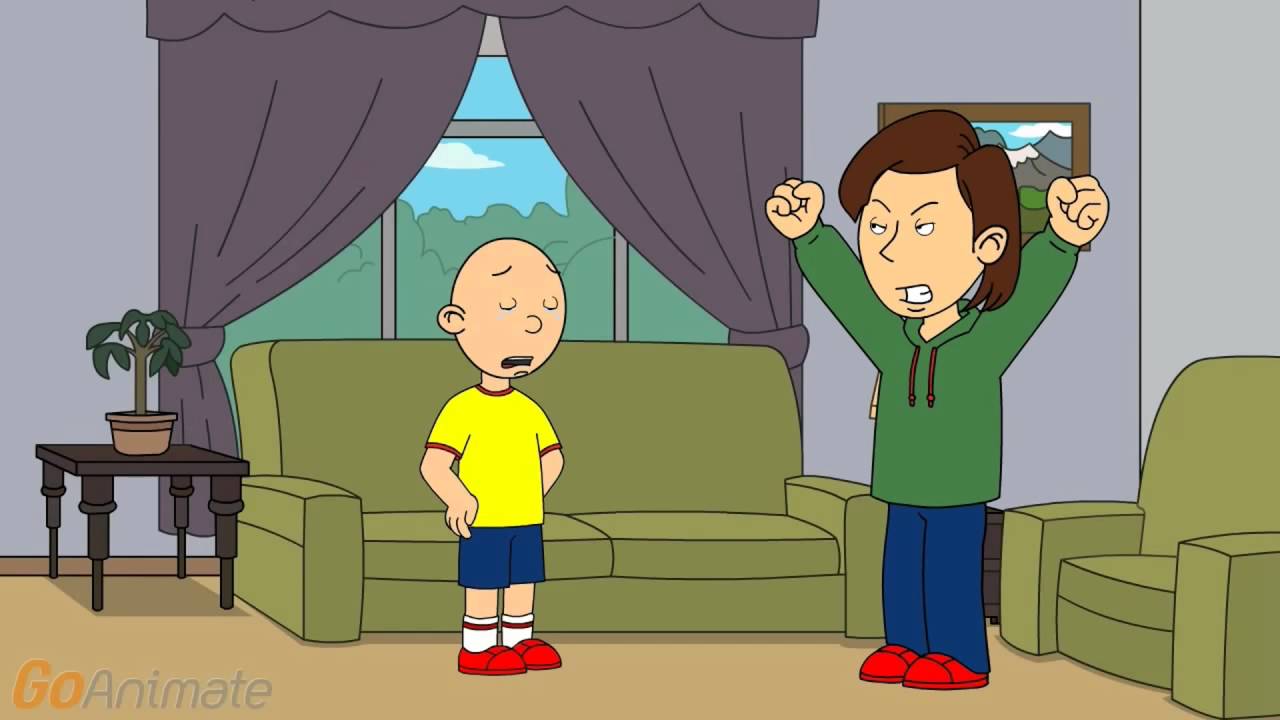 Caillou Beats Up Andy Panda & Gets Grounded - YouTube