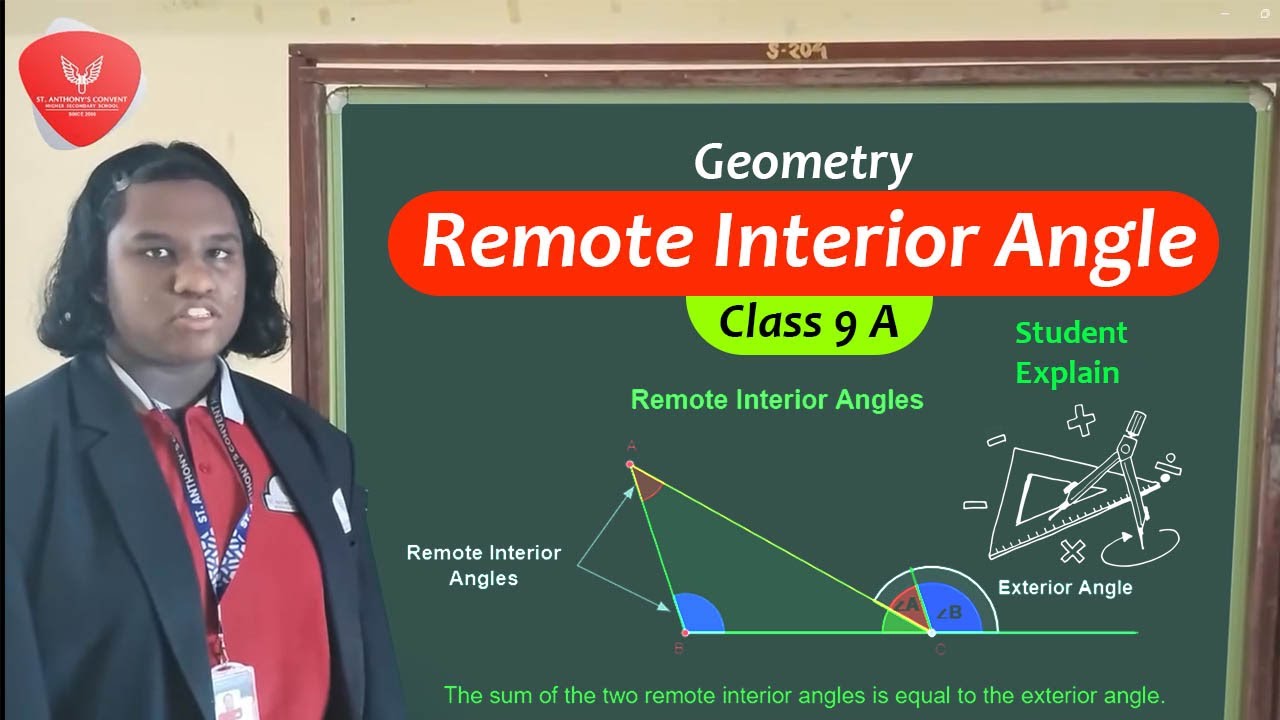 Remote Interior Angles I Explain of Remote interior angle | Subject ...