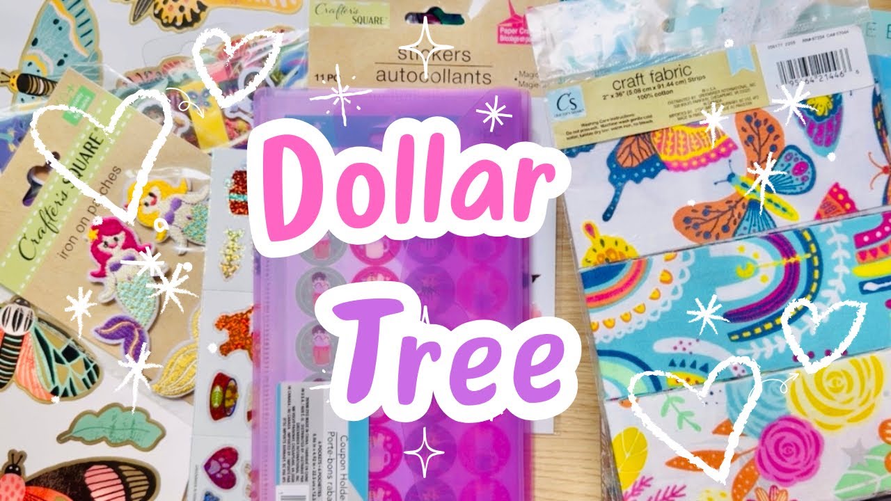 Dollar Tree haul | stationery finds | cute new stickers - YouTube