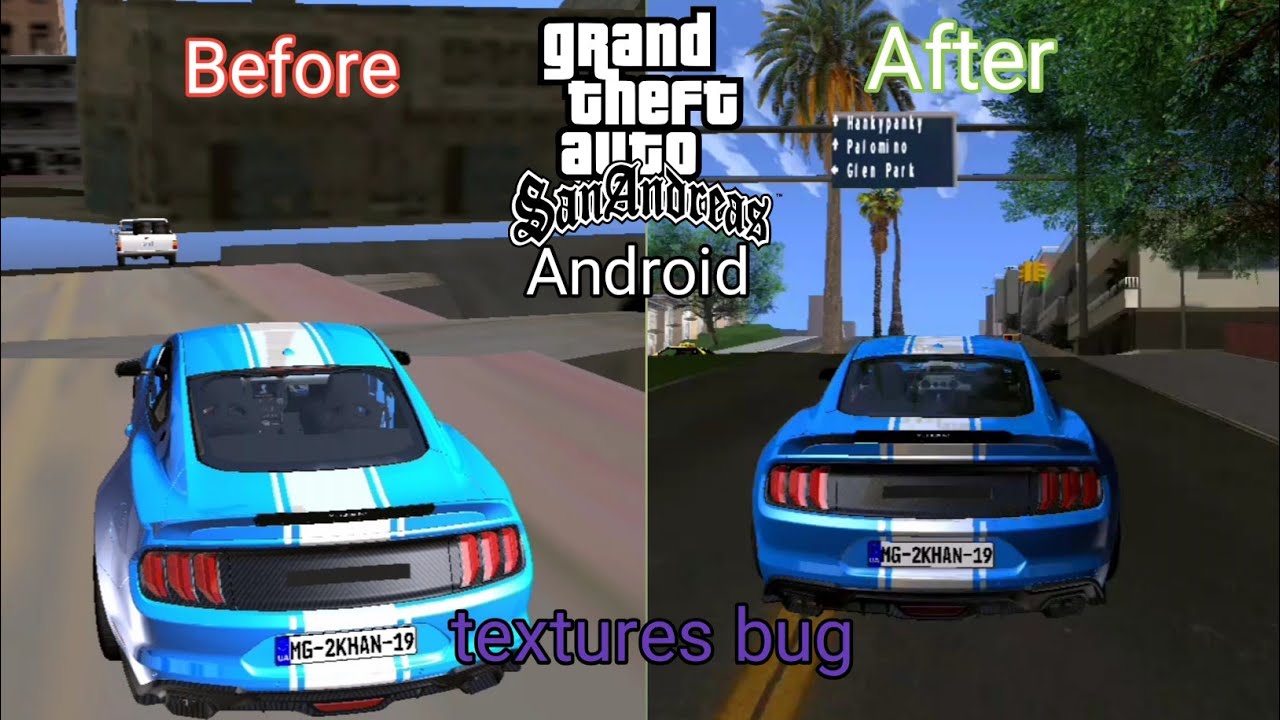 How To Fix Invisible/Buggy Textures In Gta Sa Android - YouTube