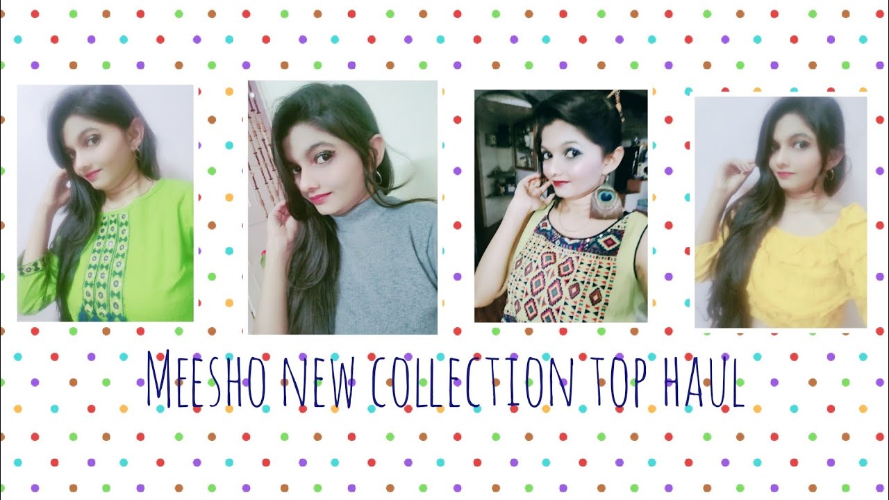 meesho new collection tops haul - YouTube