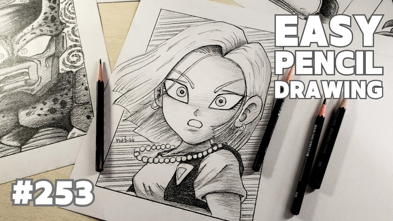 Android 18 Absorbed by cell | Dragon Ball Characters Drawing | PERFECT ...