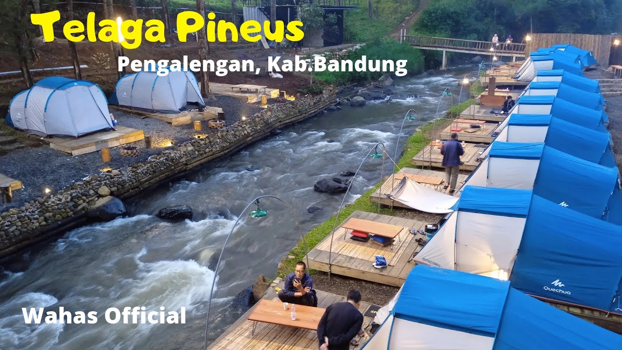 Telaga Pineus Camping Riverside Pengalengan Kab. Bandung - YouTube