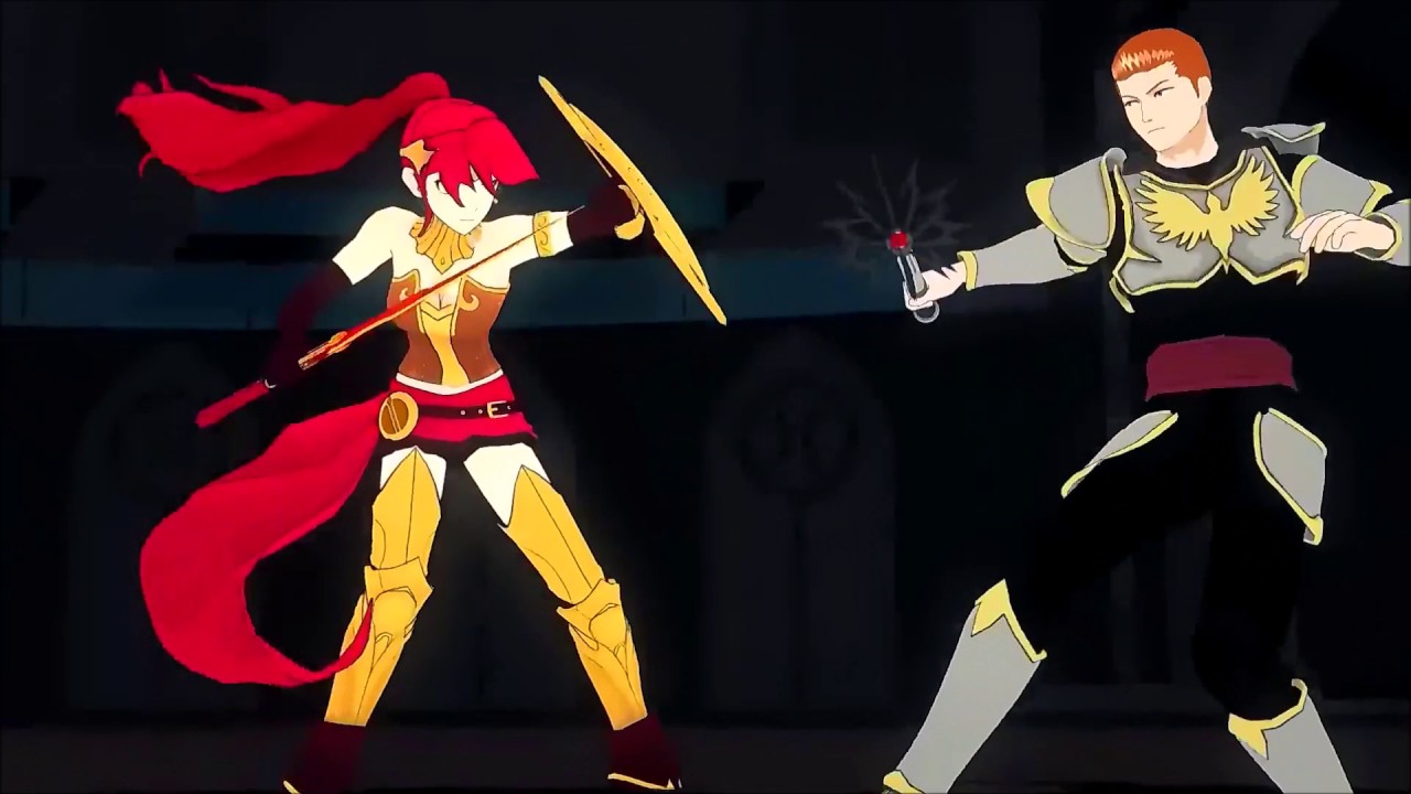 RWBY AMV - Pyrrha vs Team CRDL (Wonder Woman OST) - YouTube
