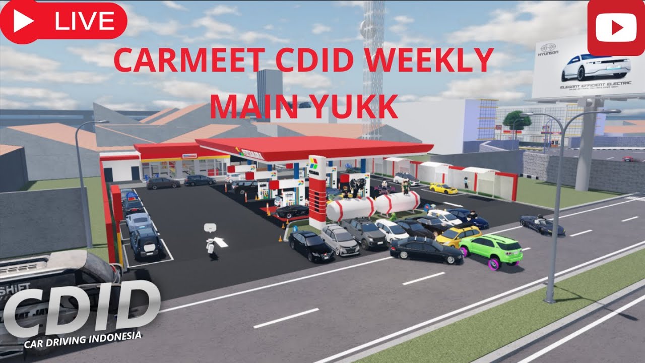 🔴 LIVE CDID ROBLOX |CARMEET LAGI KEREN ABISS ROBLOX CDID EPS 3 SAMBIL ...