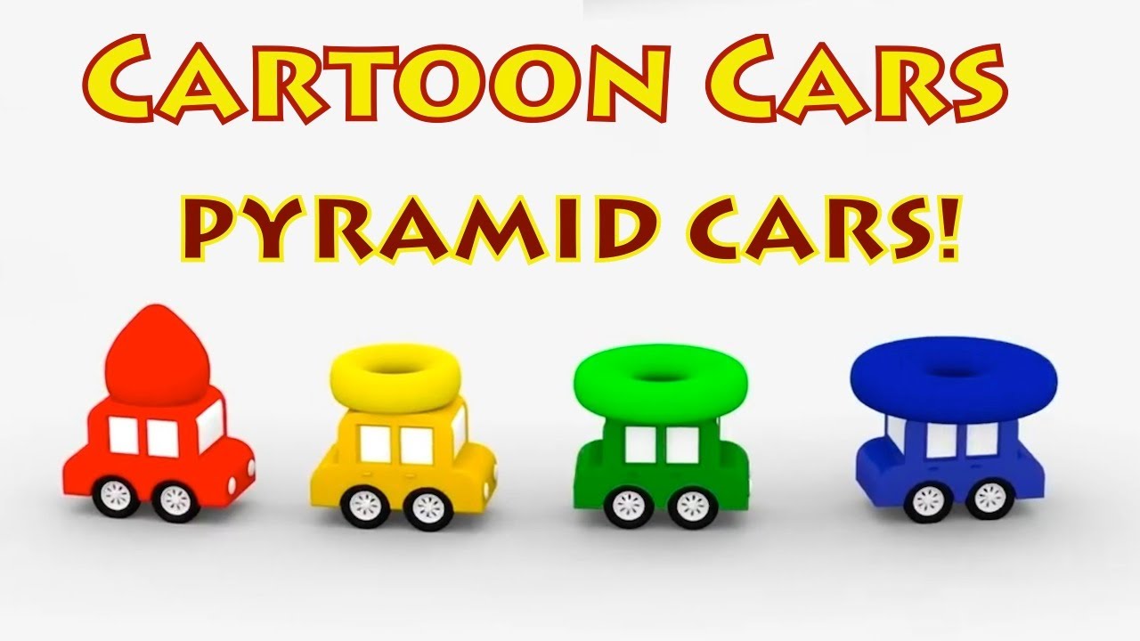 PYRAMID CARS! - Cartoon Cars Construction - Children's Animation ...