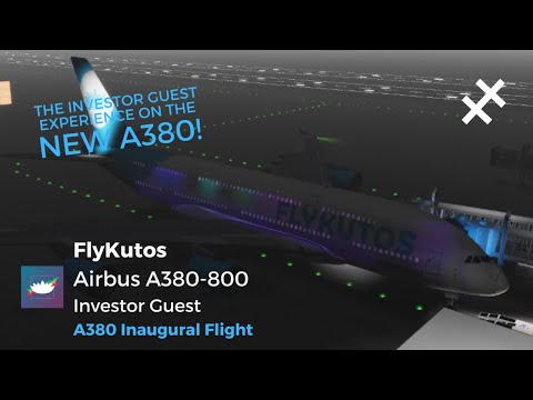 ROBLOX | FlyKutos | Airbus A380-800 (Inaugural Flight) | Investor Guest ...