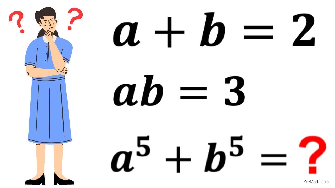 Olympiad Math Solve For a 5 b 5 Math Olympiad Preparation YouTube Olympiad Math Solve For a 5 b 5 Math Olympiad Preparation YouTube