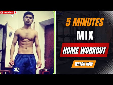5 MINUTE MIX HOME WORKOUT FOR BEGINNERS || @jsrfitnesshomeworkout # ...