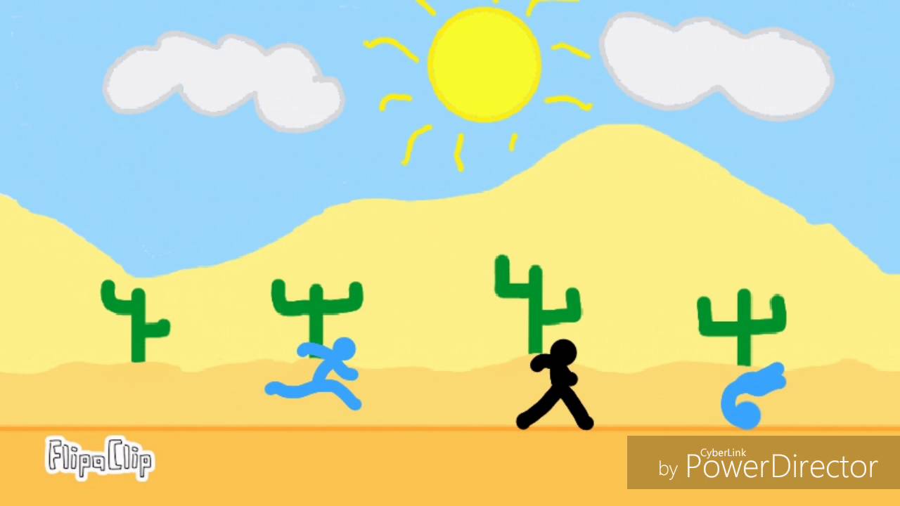 Flipaclip:Stickman Fight:D with sounds! - YouTube